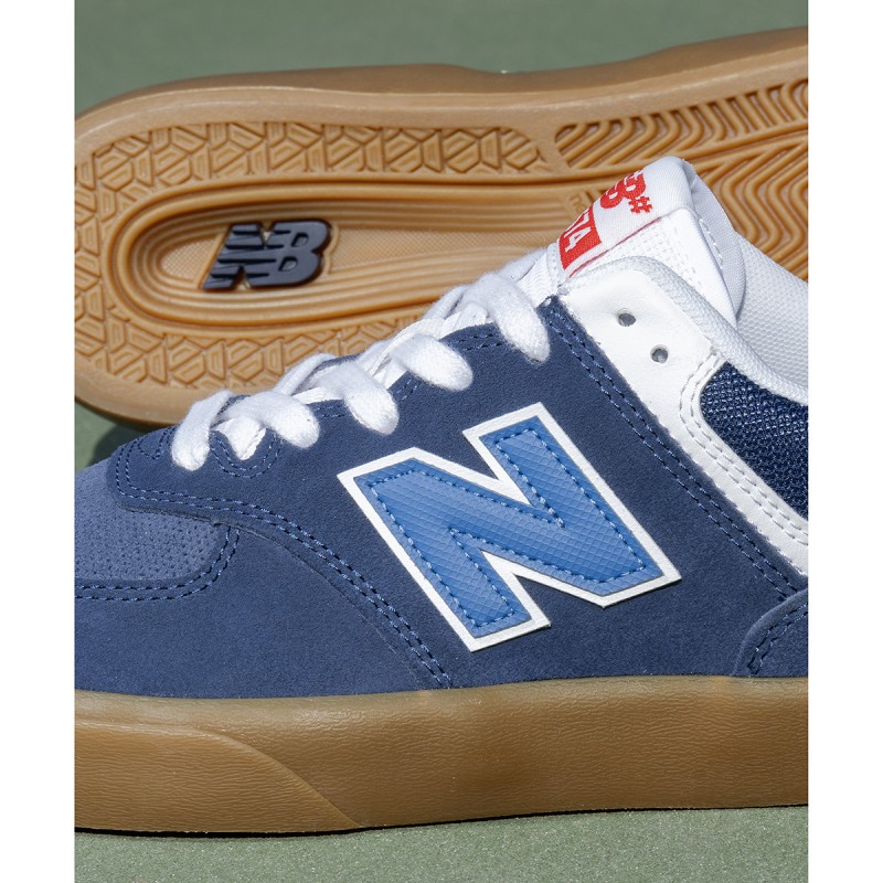 NEW BALANCE NUMERIC 574 Vulc Navy / White skate sneakers shoes